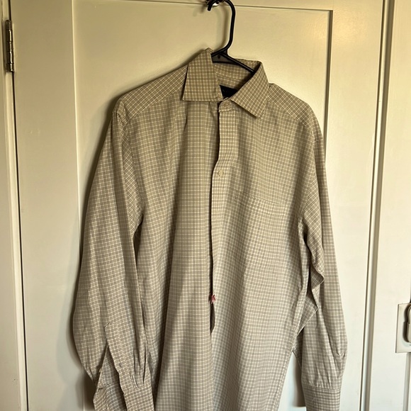 Canali | Shirts | Mens Canali Made In Italy Size 5539 Dress Shirt 10 ...